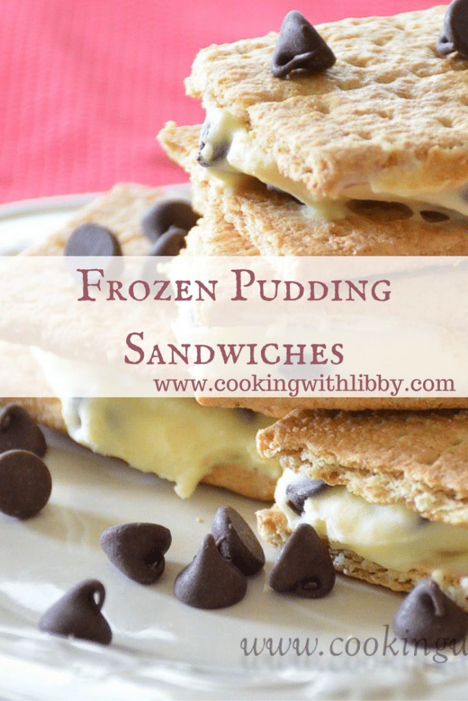 Frozen Pudding Sandwiches {Cooking with Kids} | Cooking With Libby