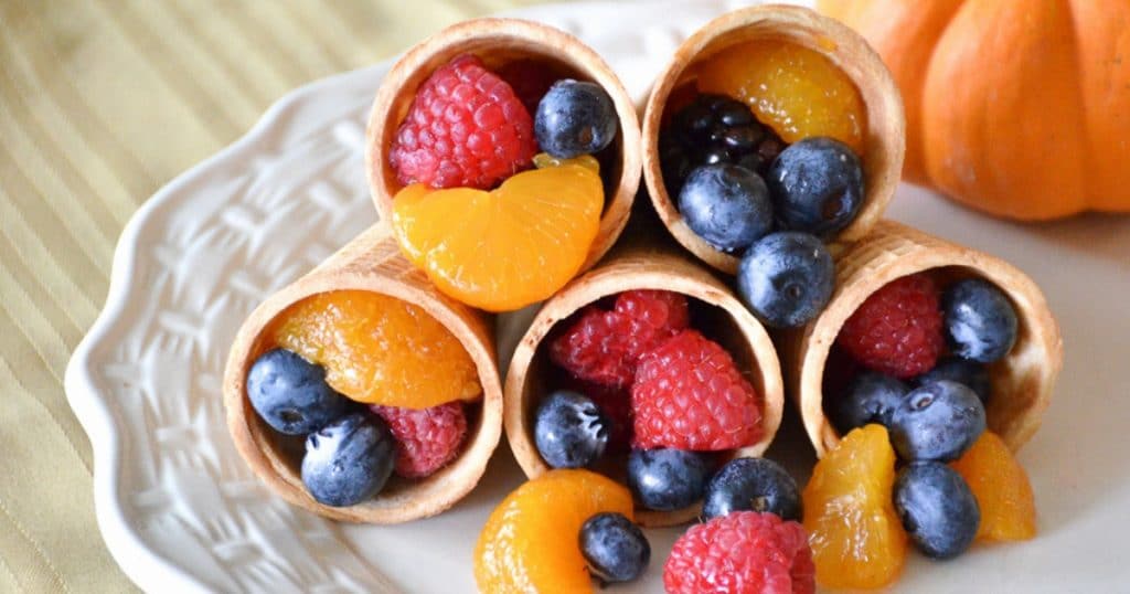 Fruit Cornucopias | Cooking With Libby
