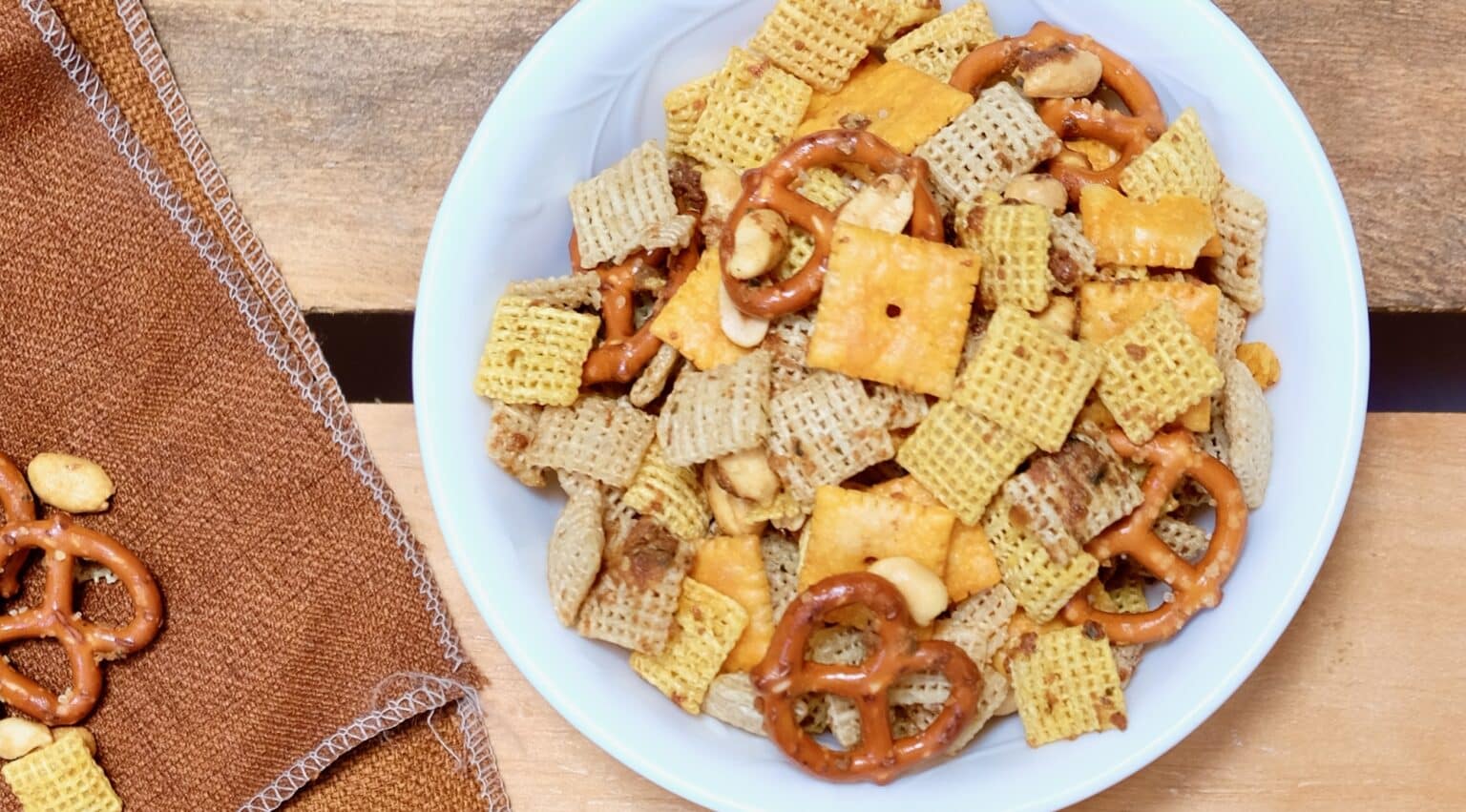 Chex Mix Recipe With Cheez Its | Cooking With Libby