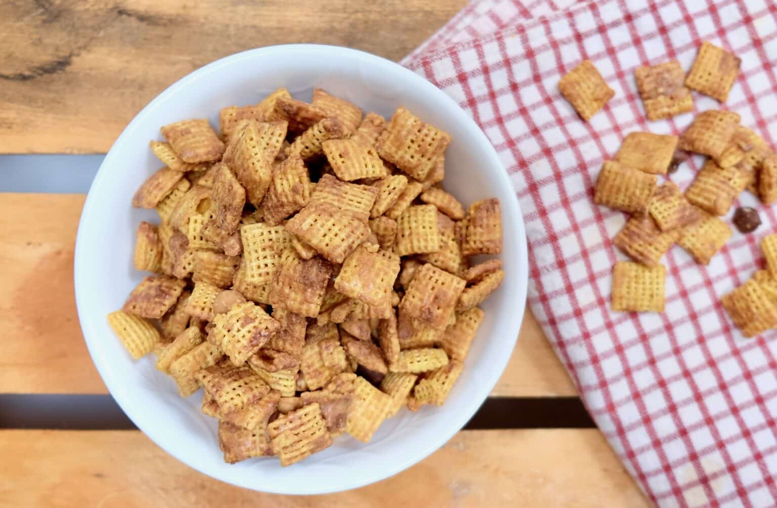 Peanut Butter Chex Mix | Cooking With Libby