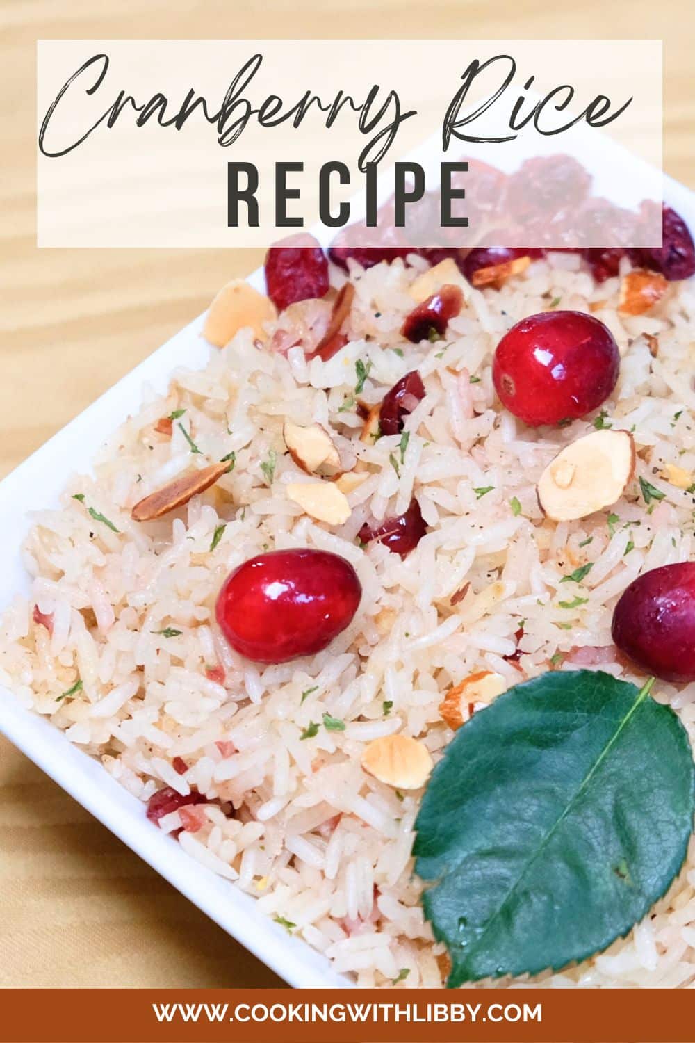 Cranberry Rice Recipe | Cooking With Libby