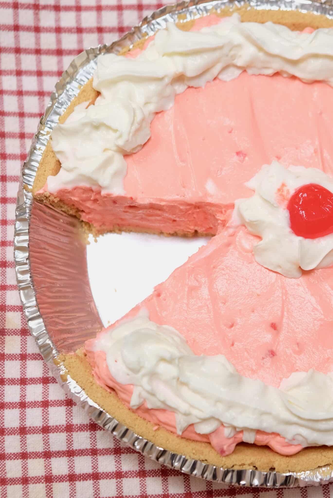Cherry Fluff Pie Recipe | Cooking With Libby